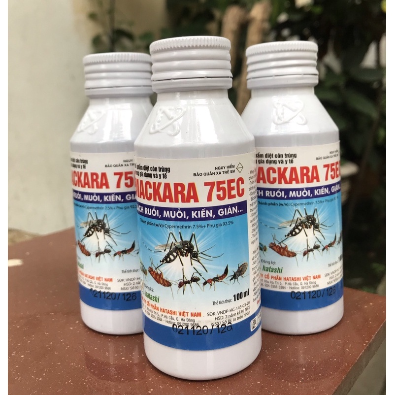 Thuốc diệt muỗi y tế Mackara 75ec diệt tận gốc muỗi kiến gián | Shopee ...