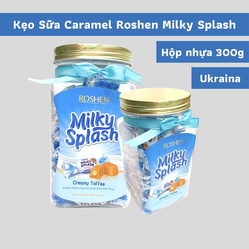 KẸO SỮA CARAMEL ROSHEN MILKY SPLASH 300G | Shopee Việt Nam