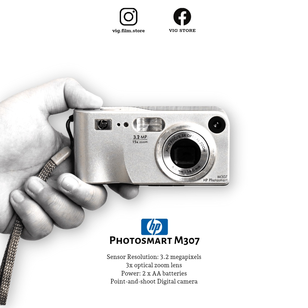 Máy ảnh kỹ thuật số HP Photosmart M307 | Shopee Việt Nam