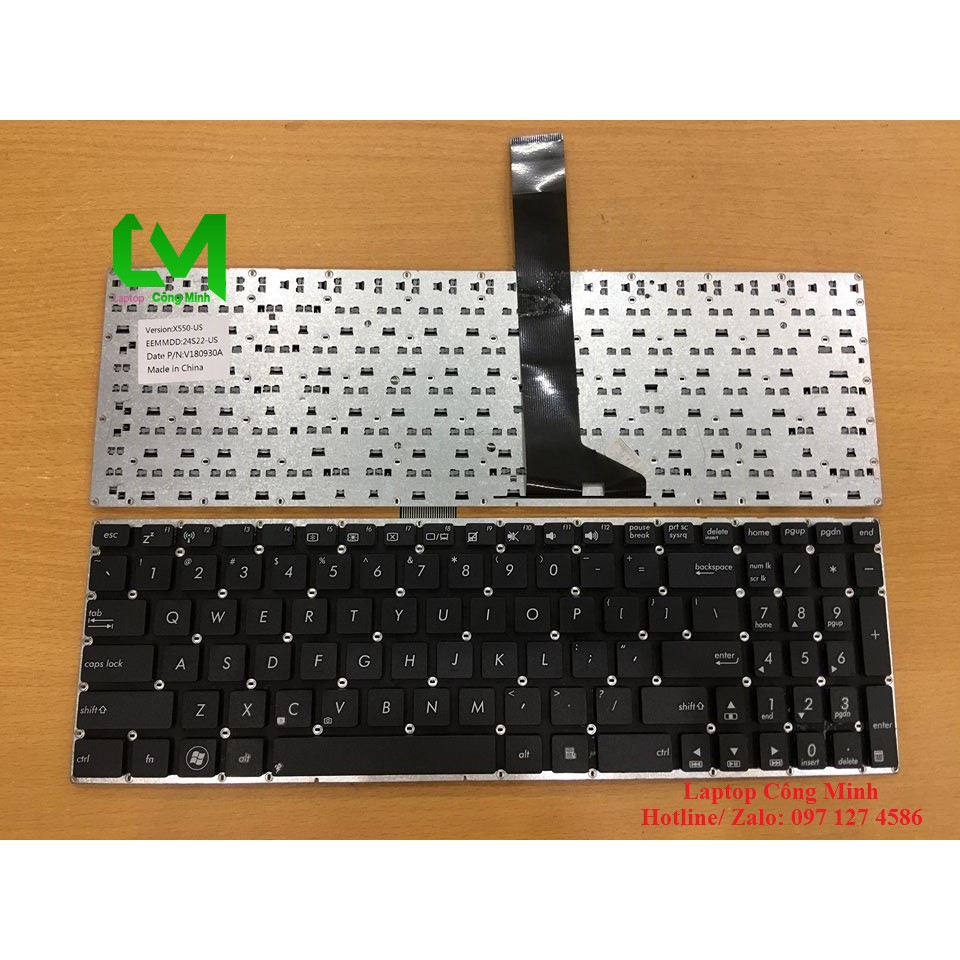 BÀN PHÍM LAPTOP ASUS X550 S550 P550 X552 A550 - Bảo Hành 12 tháng ...