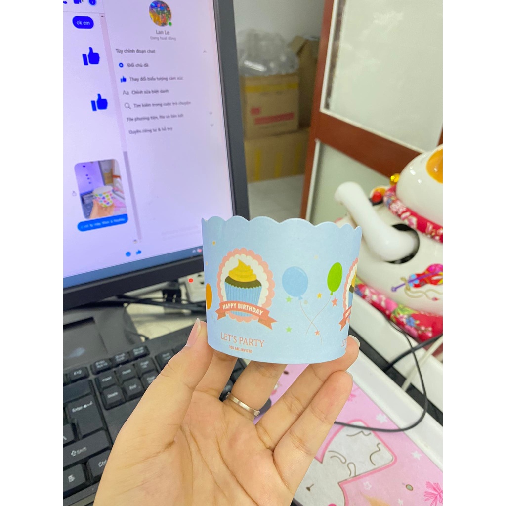 50 ly cupcake màu ngẫu nhiên | Shopee Việt Nam