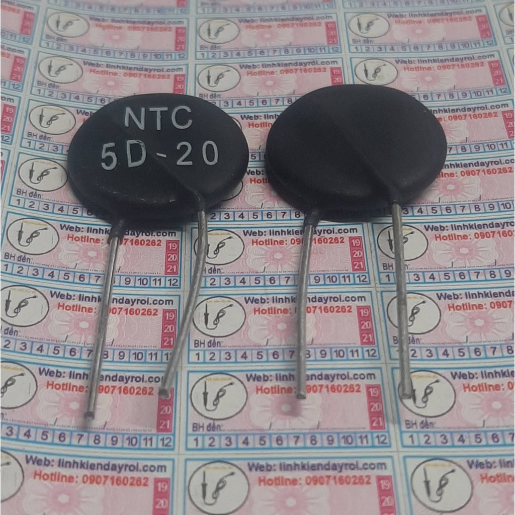 5 cái điện trở nhiệt NTC 5D-20 5D 20 5D20 | Shopee Việt Nam