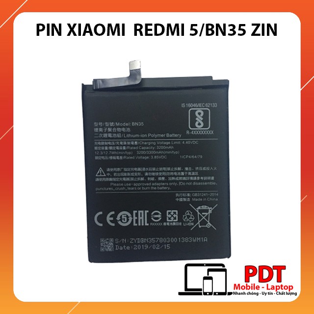 Pin Xiaomi Redmi Note 5 ( BN45 ) | Shopee Việt Nam
