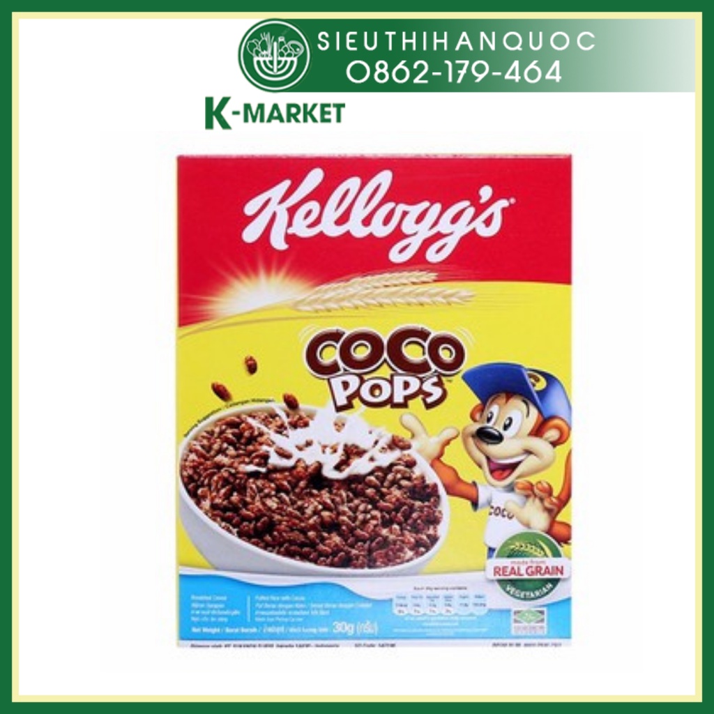Ngũ Cốc Ăn Sáng Dinh Dưỡng Kellogg's Coco Pops Hộp 30g | Shopee Việt Nam