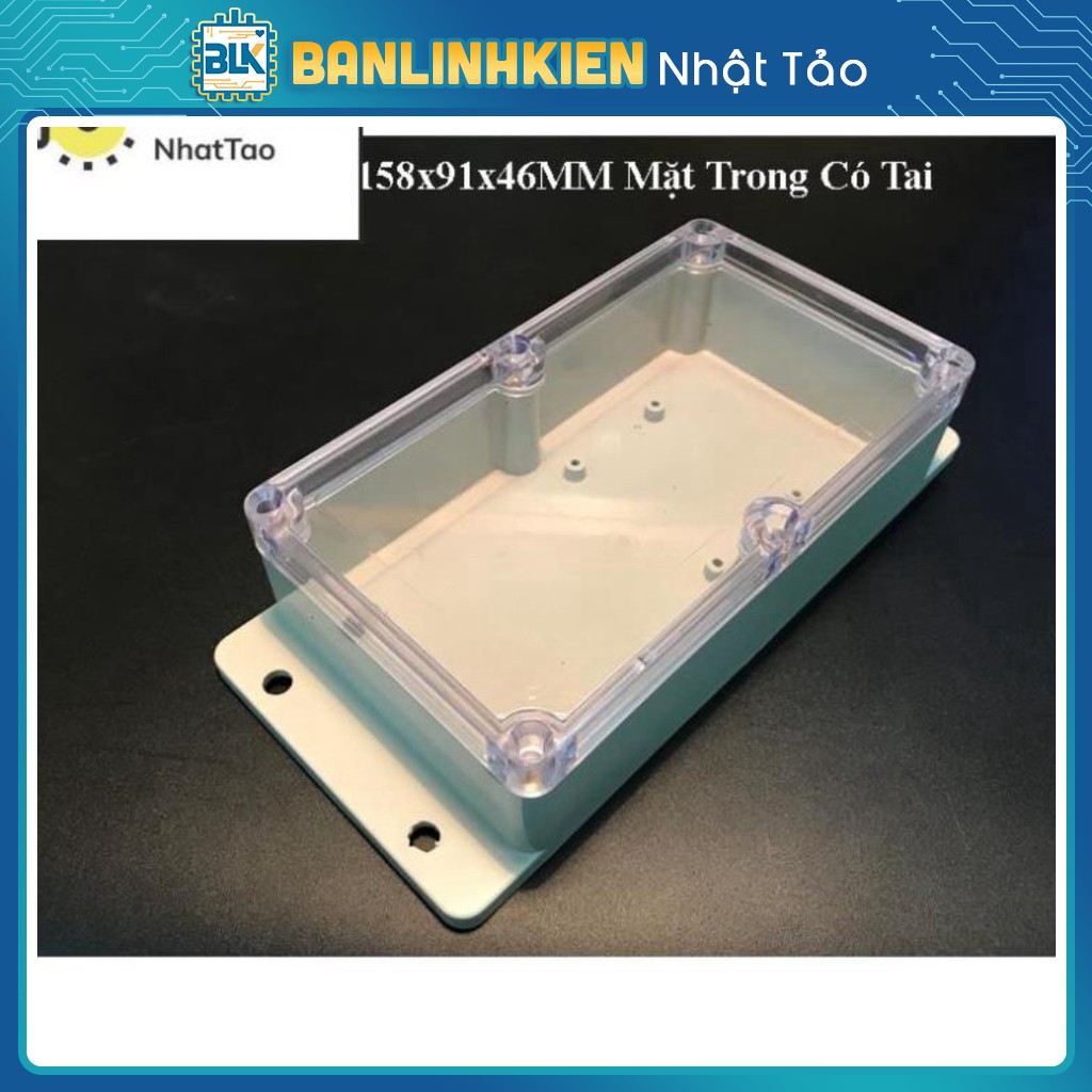 Hộp Nhựa 158x91x46MM Mặt Trong Có Tai | Shopee Việt Nam
