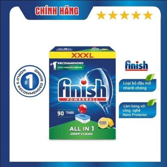 Viên rửa bát tổng hợp Finish 110 viên ( NK Đức ) | Shopee Việt Nam