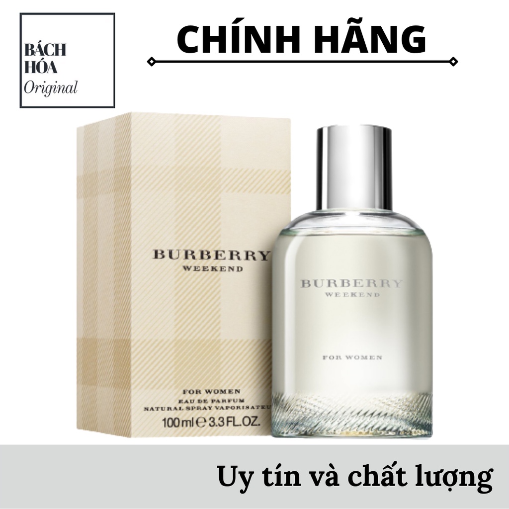 [Chính hãng] Nước hoa nữ Burberry WEEKEND For Women EDP 100ml - FULL ...