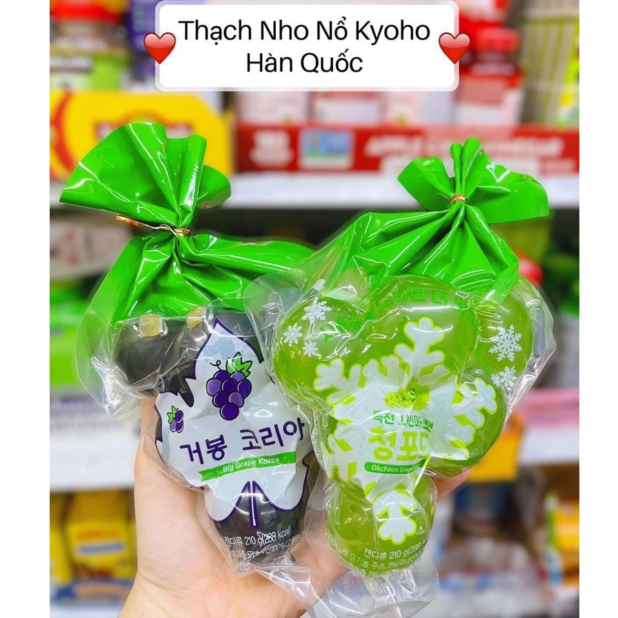 💖Thạch nổ Nho kyoho Hàn quốc ⚡Siêu Phẩm⚡ Chất lượng⚡ 2 màu Đen,Xanh ...