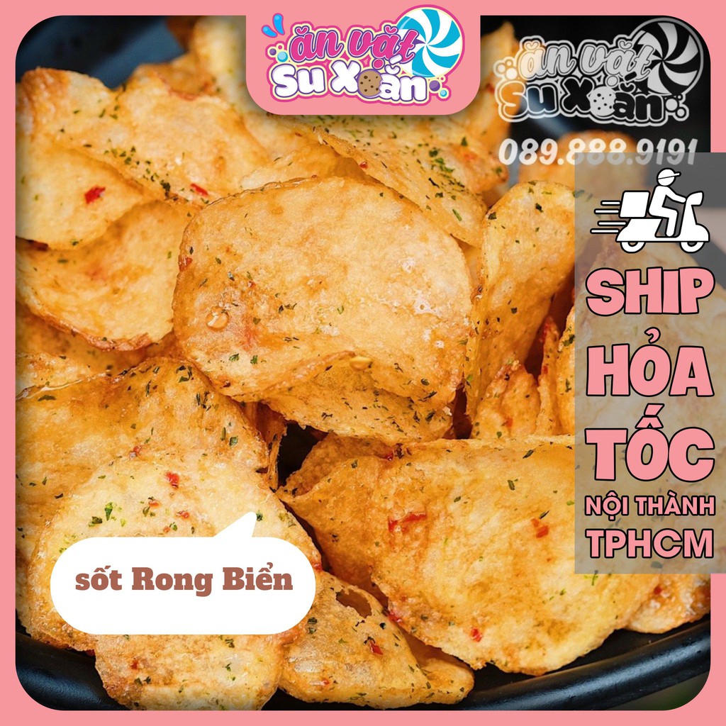 Snack khoai tây 3 vị ngon xoắn lưỡi Ăn Vặt Su Xoắn | Shopee Việt Nam