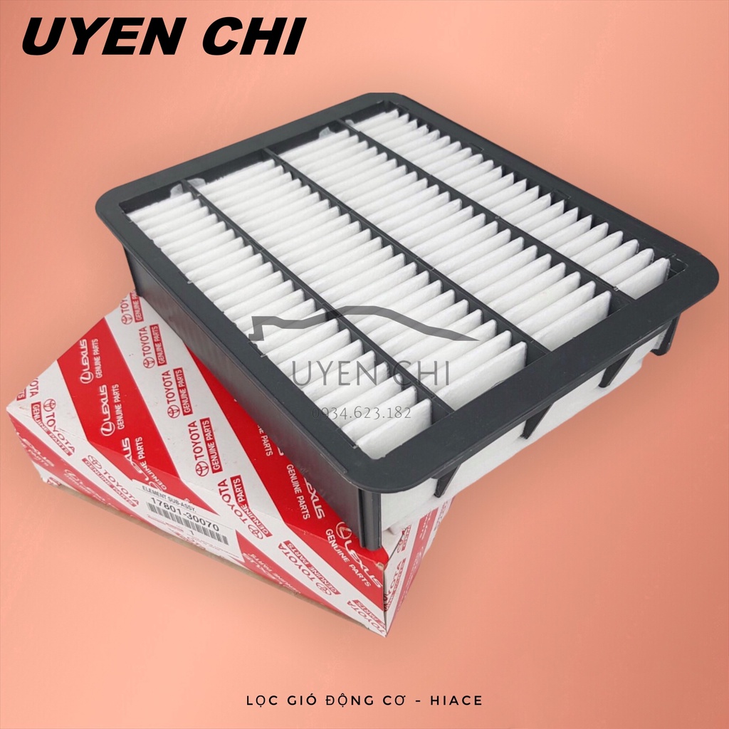 Lọc gió động cơ xe Toyota Hiace (cá mập) (Đời: 2014-2021) (Mã ...