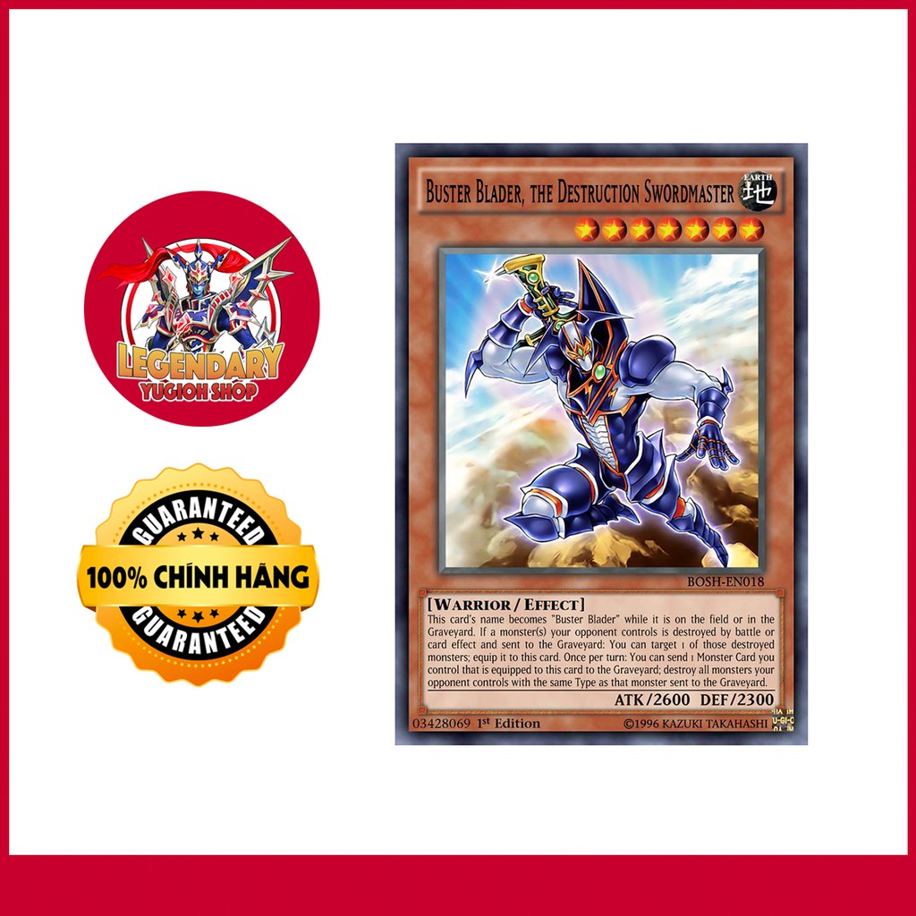 [Thẻ Bài Yugioh Chính Hãng] Buster Blader, the Destruction Swordmaster ...