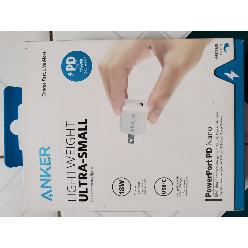 Cốc sạc nhanh chuẩn PD Nano 18W 1 cổng USB-C PD - A2716 | Shopee Việt Nam