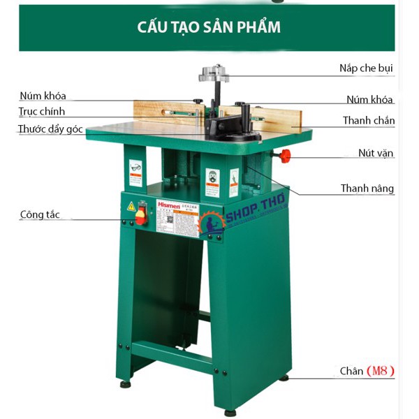 Máy tupi trục đứng Hisimen H1701 | Shopee Việt Nam