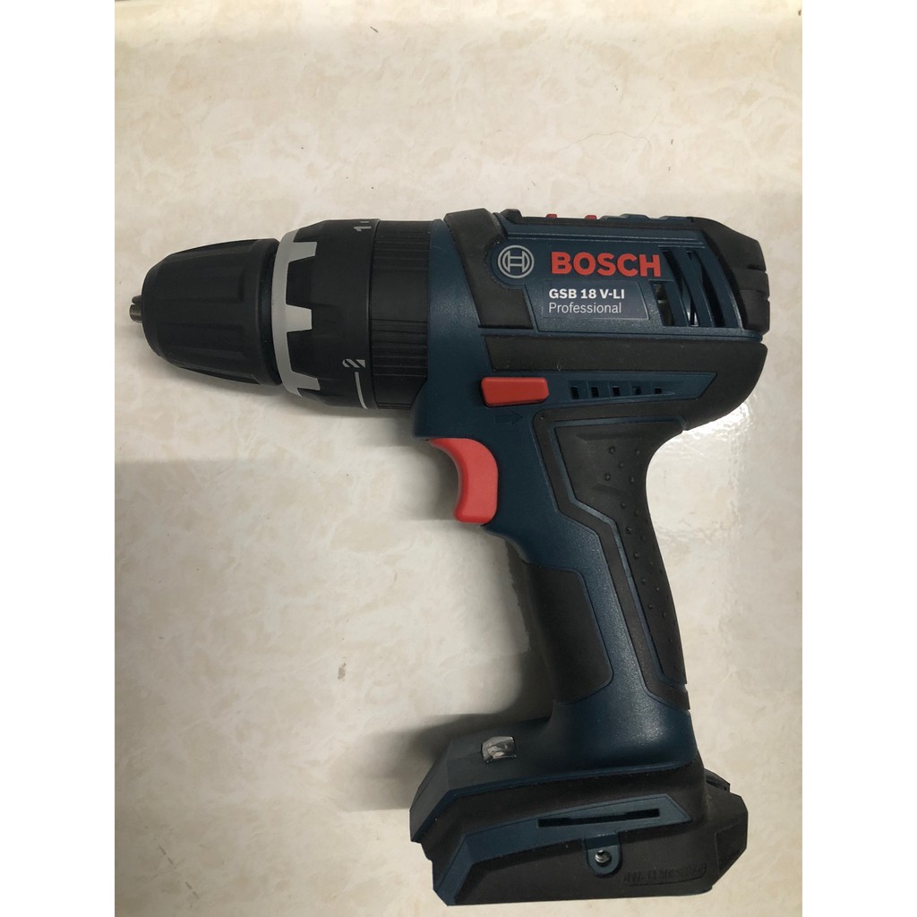 Máy khoan bắt vít dùng pin BOSCH GSB 18V-LI (+ Pin 4Ah, Sạc) | Shopee Việt Nam