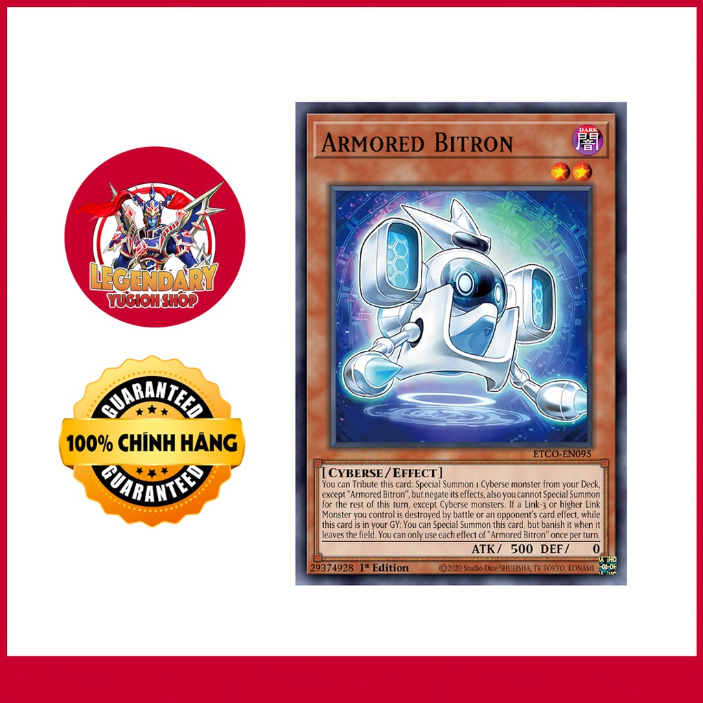 [Thẻ Bài Yugioh Chính Hãng] Armored Bitron | Shopee Việt Nam