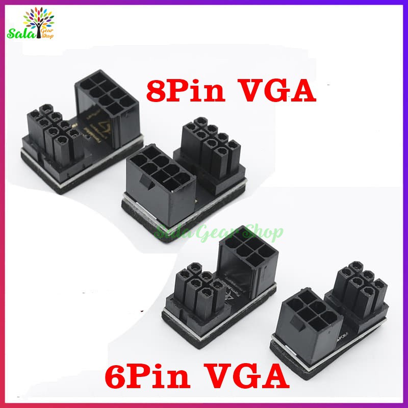 Chuyển Góc Cắm 180 độ Dây Nguồn Vga 6pin Và 8pin Nắp Che Cầu Bằng Xốp Shopee Việt Nam