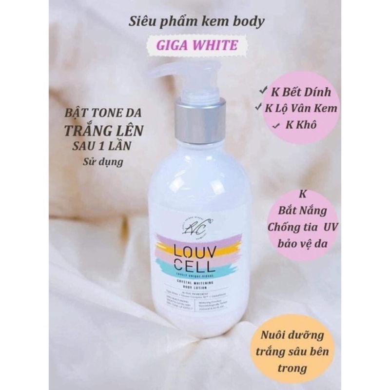 KEM DƯỠNG TRẮNG BODY LOUV CELL | Shopee Việt Nam