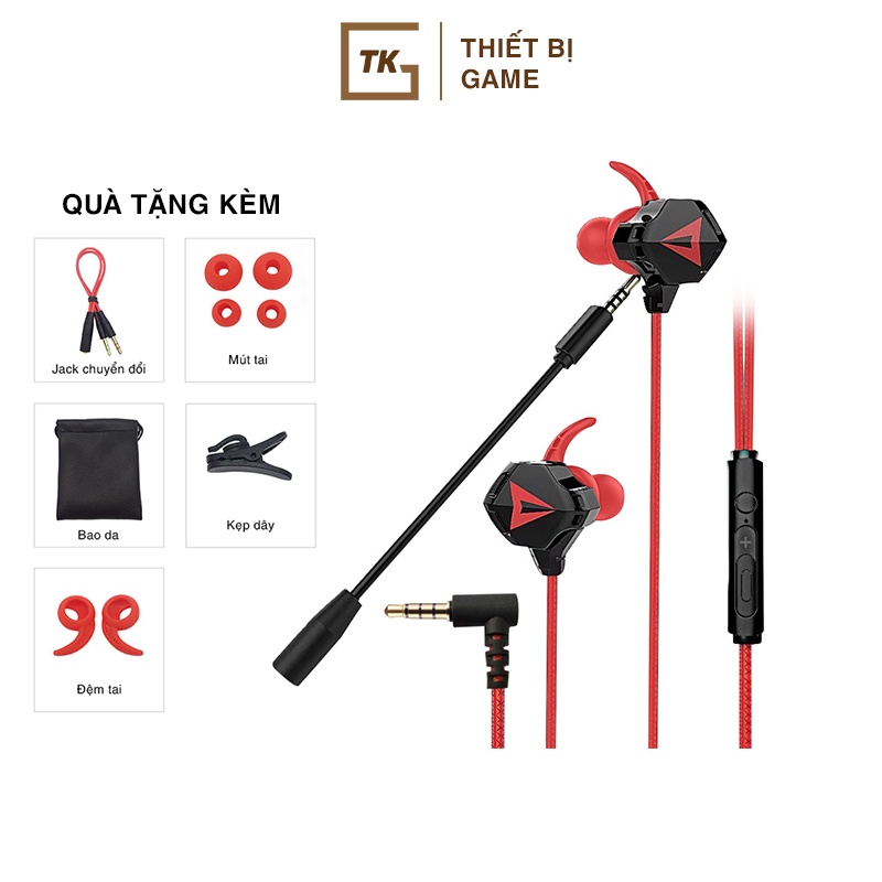 Tai nghe gaming G901 tai nghe dây loại nhét tai âm thanh giả lập tặng ...