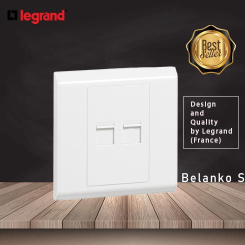 Ổ cắm mạng đôi CAT.6 RJ45 | Legrand 617692 | Shopee Việt Nam