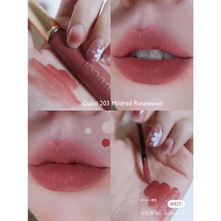 [SON GUCCI NEW 2022] Son Kem Lì Gucci Rouge Liquid Matte Màu 203, Màu ...