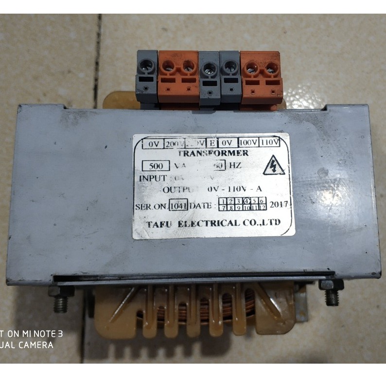Biến áp cách ly vào 220/200V ra 110/100V, 500VA tháo tủ điện công nghiệp | Shopee Việt Nam