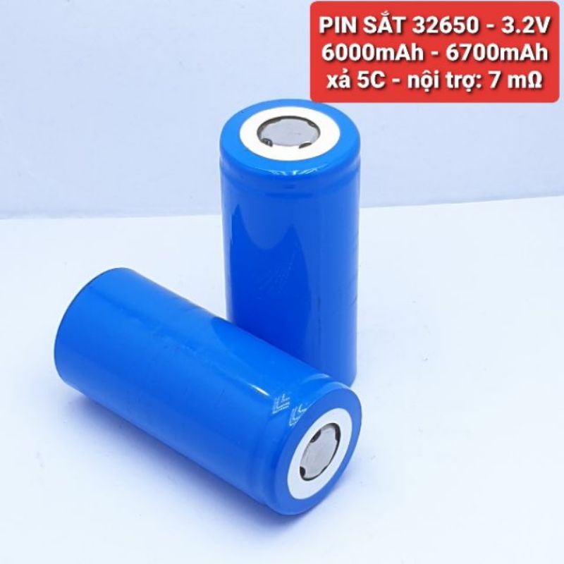 PIN LITHIUM SẮT 32700 - 3.2V - DUNG LƯỢNG 6000mah | Shopee Việt Nam