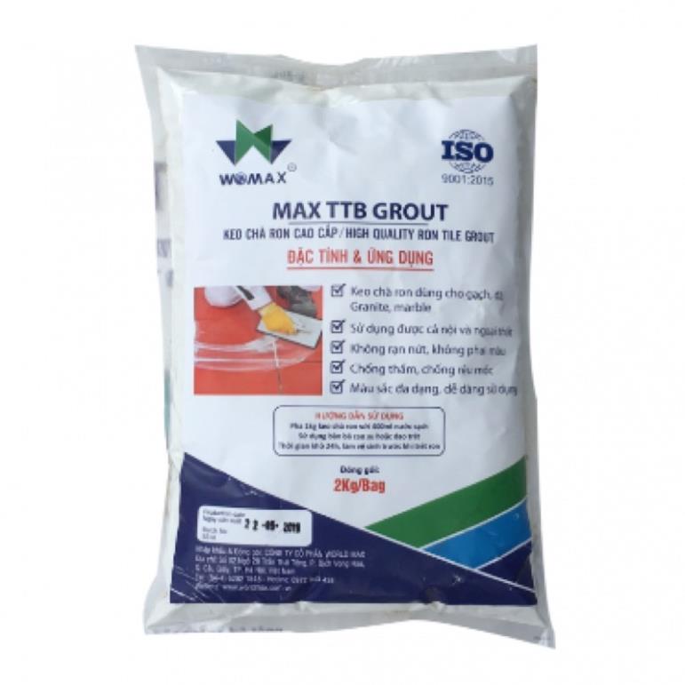 MAX TTB GROUT 1kg Keo chít mạch gạch đá chi tiet add zalo 0986976767 ...