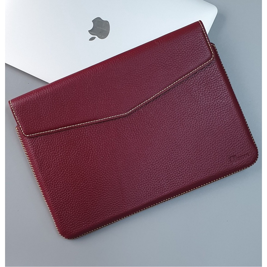 Bao da thật cho Macbook - Laptop 15inch - 16inch handmade TONI | Shopee ...