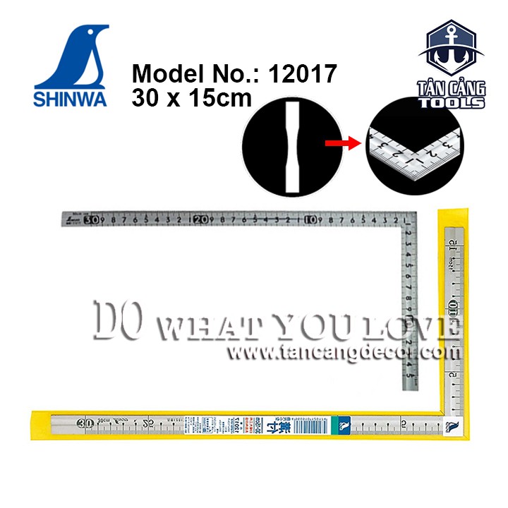 Thước Eke Vuông 30 x 15 cm Shinwa 12017 | Shopee Việt Nam