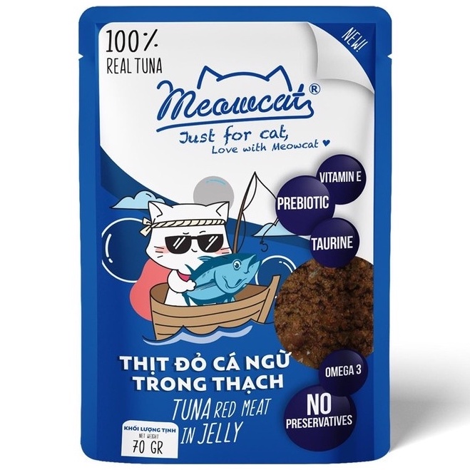 PATE CHO MÈO MEOWCAT 70G (gói) | Shopee Việt Nam