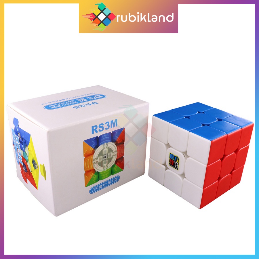 Rubik 3x3 RS3M 2020 MF3RS3 M Có Nam Châm Rubic 3 Tầng Stickerless 3x3x3 ...