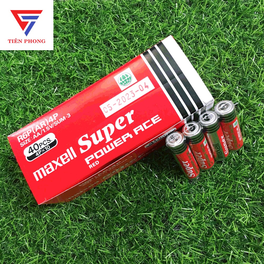 [RẺ NHẤT] 20 VIÊN Pin AA Maxell than tiểu (đỏ) Super Power Chính Hãng ...