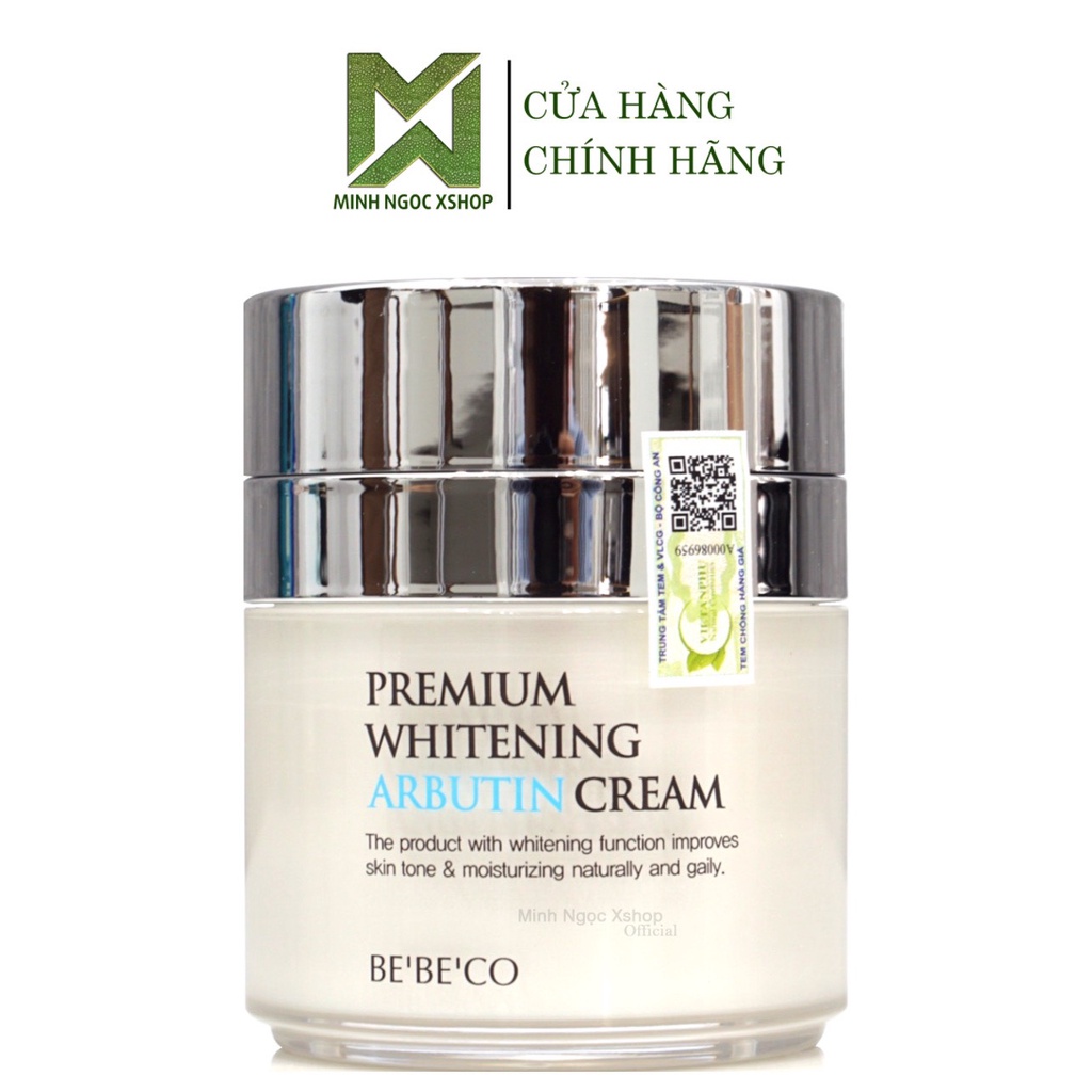 Kem dưỡng trắng và phục hồi da cao cấp BEBECO PREMIUM WHITENING ARBUTIN ...