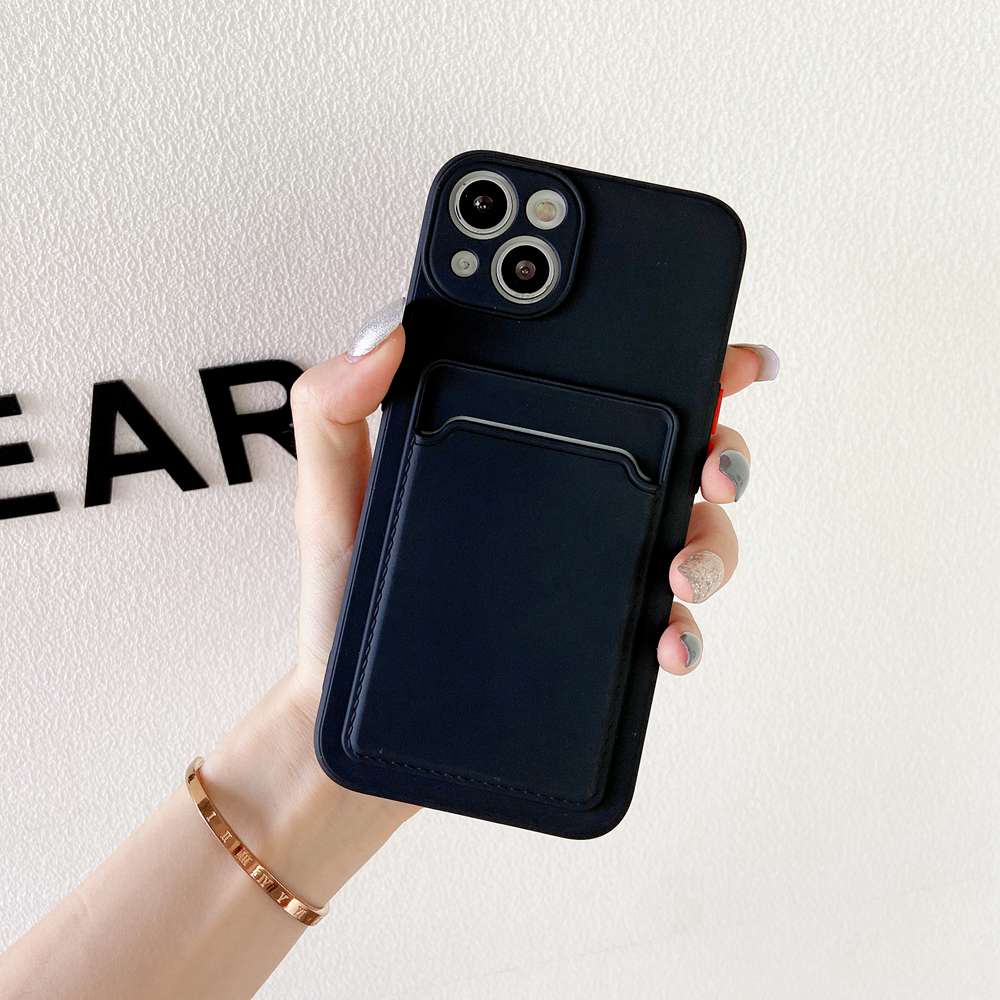 Thời Trang Ốp Điện Thoại tpu Mềm Màu Trơn Có Ngăn Đựng Thẻ Cho iphone 6 ...