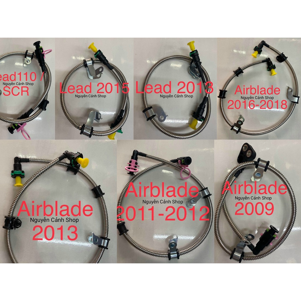 ống xăng inox-Air Blade-LEAD-SCR-chống chuột cắn | Shopee Việt Nam