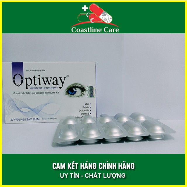 Viên Uống Optiway 20 viên - Hỗ Trợ Cải Thiện Thị Lực, Giảm Nhức Mỏi Mắt ...