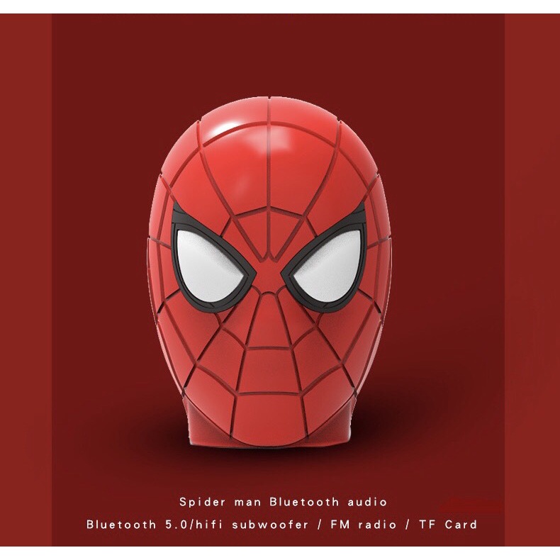 [ HÀNG LOẠI 1 ] Loa bluetooth Spider Man âm thanh siêu khủng kèm dây ...