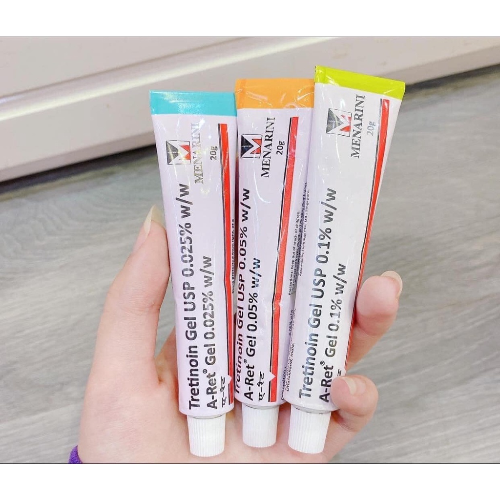 Gel Tretinoin Aret 0.1%, 0.05%, 0.025% Tre ấn aret | Shopee Việt Nam