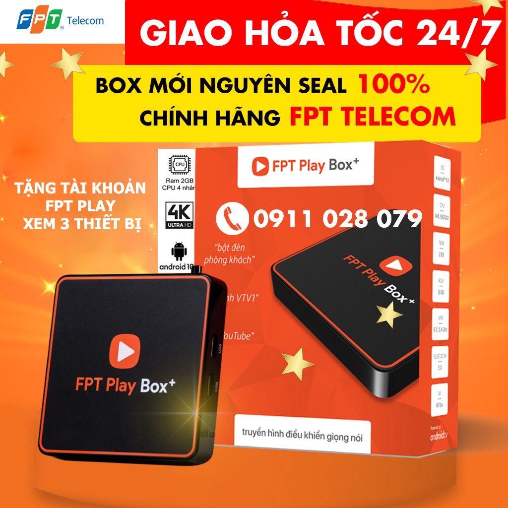 FPT PLAY BOX PLUS -Tivi Box 2G-Hệ điều hành AndroidTV 10 | Shopee Việt Nam