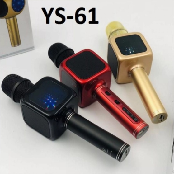 Micro Karaoke YS-61 kèm Loa Bluetooth 3 trong 1- đèn led - âm thanh Loa ...