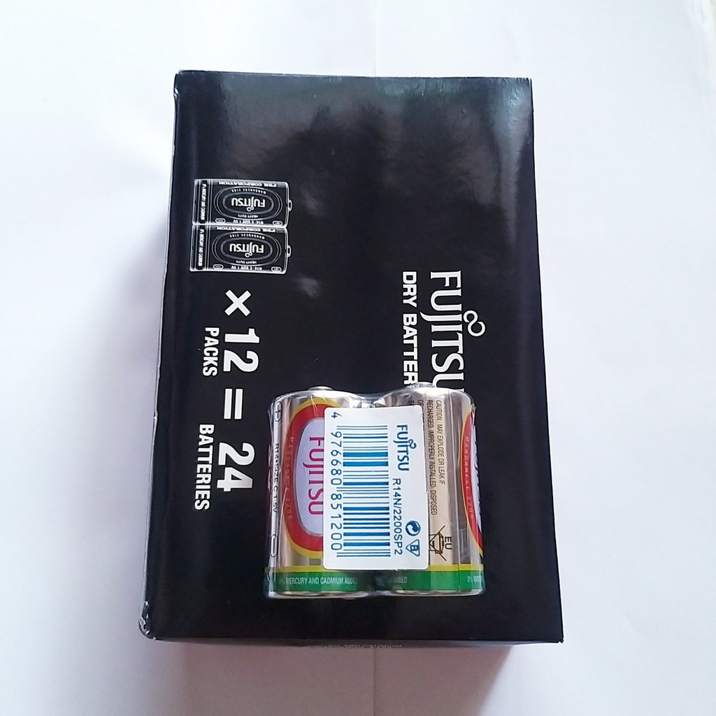 Hộp 12 đôi pin trung R14 Fujitsu Chất lượng tốt | Shopee Việt Nam