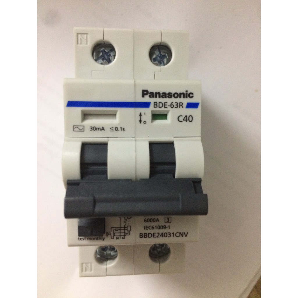 CB chống giật Panasonic 40a_ dòng dò 30mA | Shopee Việt Nam