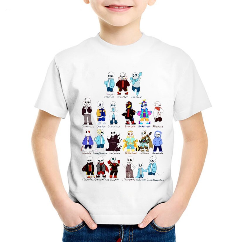 Áo thun SANS UNDERTALE ERROR INK chibi đầy đủ nhân vật | Shopee Việt Nam