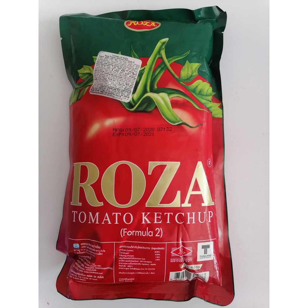 [Túi 1 Kg] TƯƠNG CÀ [Thailand] ROZA Tomato ketchup (halal) (atu-hk ...