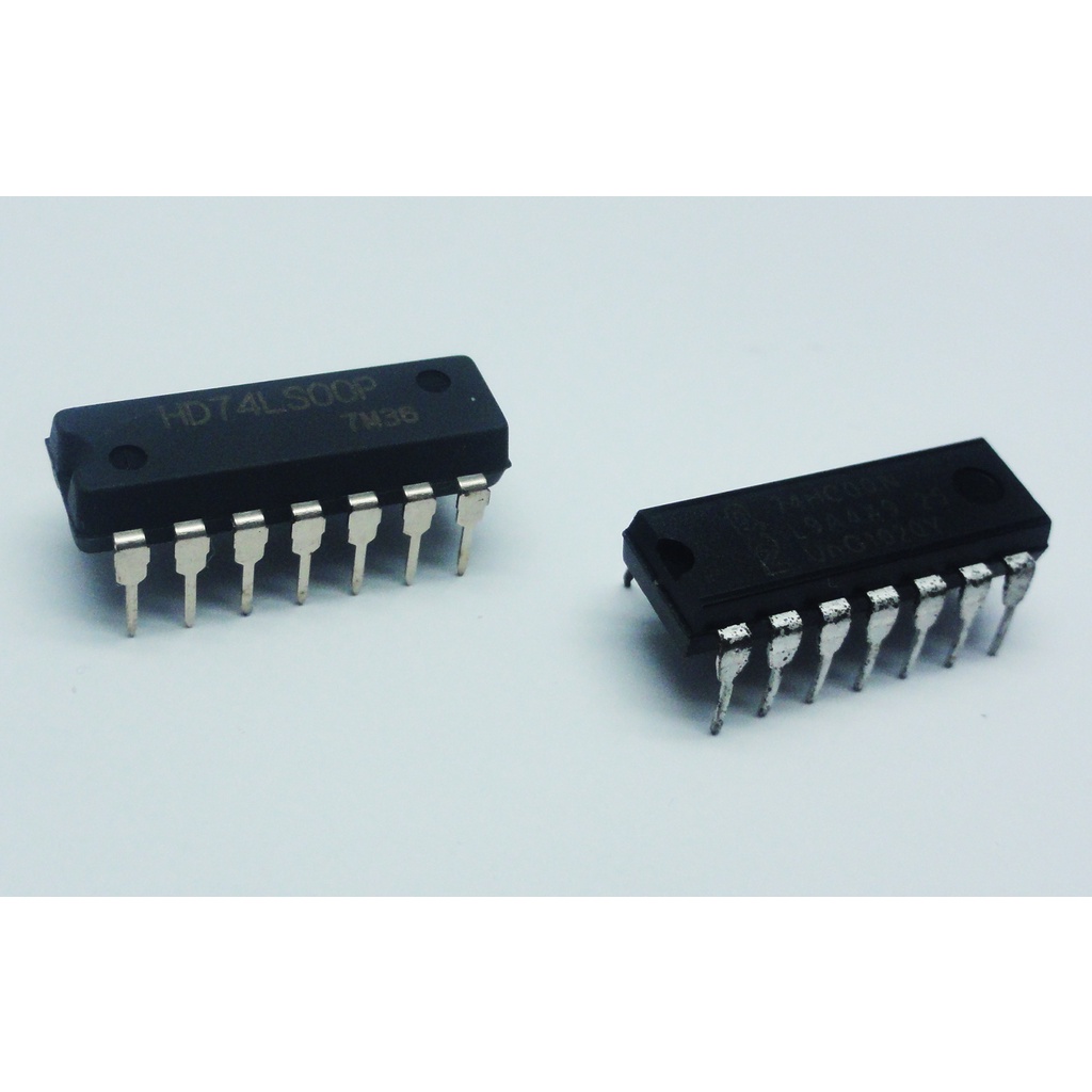 HD74LS00P / IC số 7400 / DIP-14 / 4 x NAND - 2 inputs / Linh Kiện Điện ...