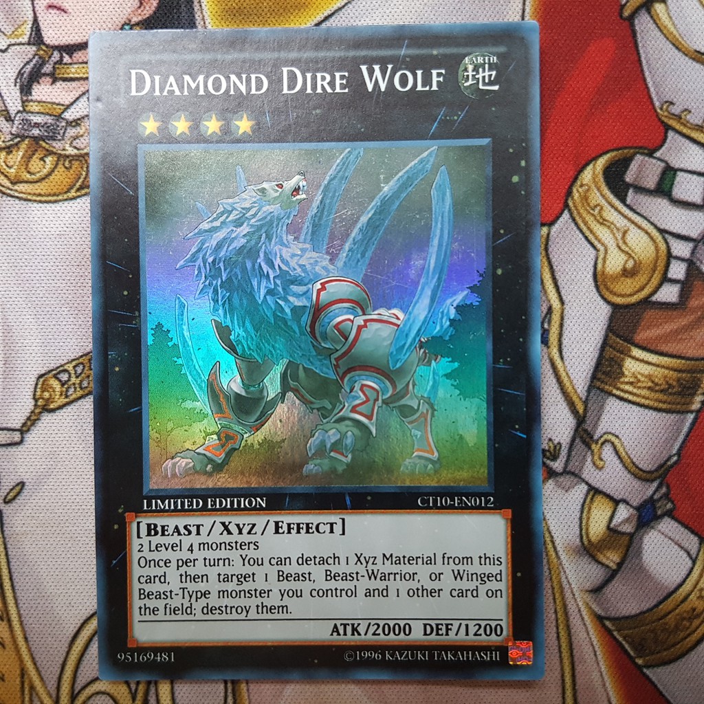 [ Thẻ bài Yugioh] Diamond Dire Wolf CT10-EN012 Super Rare | Shopee Việt Nam