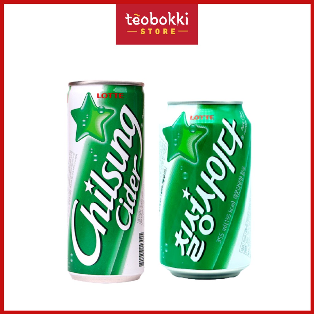 Nước soda Chilsung Cider Lotte 250ml | Shopee Việt Nam