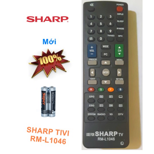 Điều khiển Tivi Sharp RM-L1046 | Shopee Việt Nam