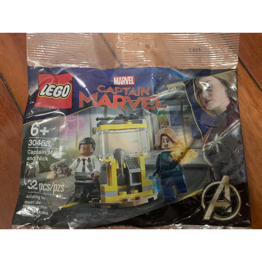 Lego 30453 Captain Marvel and Nick Fury Polybag ( hàng có sẵn ...