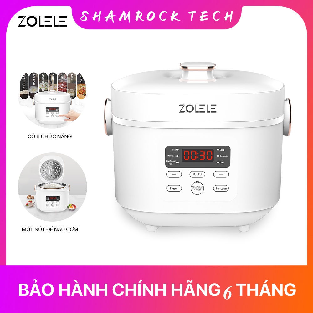 Nồi cơm điện tách đường đa chức năng zolele ZB500 - Dung tích 3L Chức ...